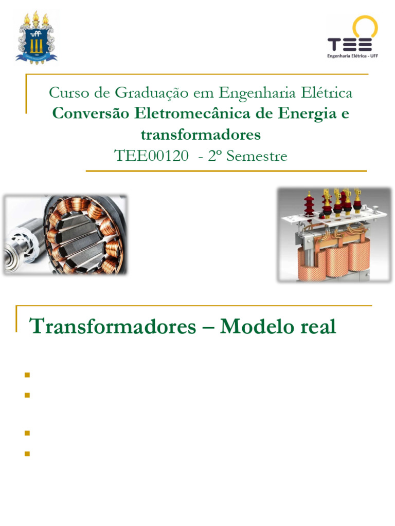 5.conversão - Transformadores - Modelo Do Trafo Real | PDF