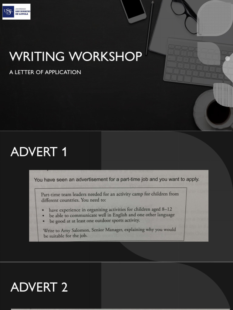 WRITING WORKSHOP - Project | PDF