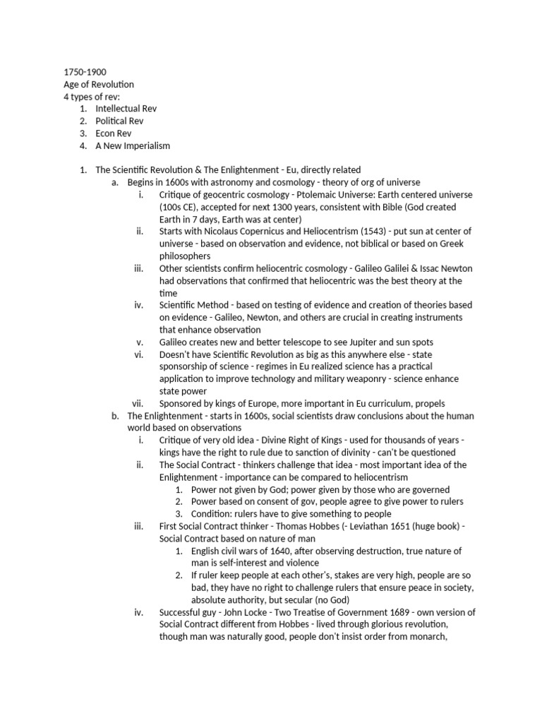 Megan - AP World Unit 3 Review | PDF | Science | Abolitionism