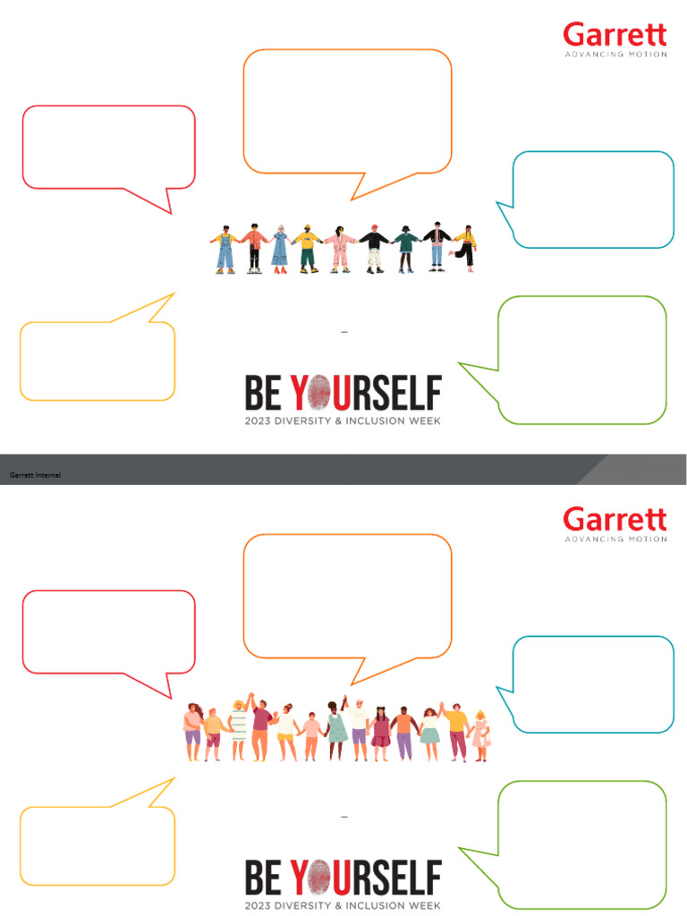 2023 D&I Be Yourself Poster Designs - Adjusted For A1 Print - PT ...