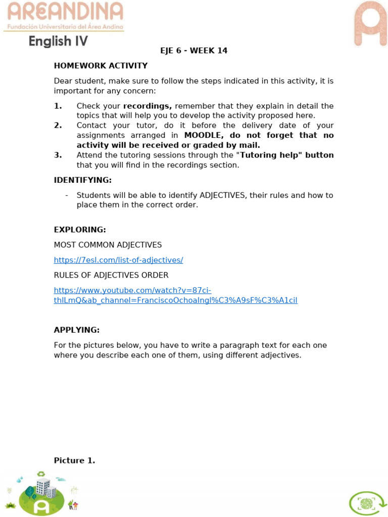 English 4 - EJE 6 - Week 14 | PDF