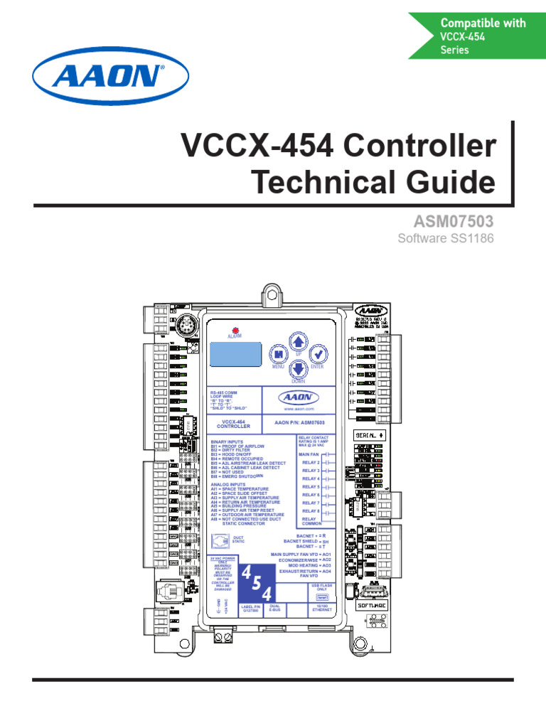 VCCX-454 Aaon Model RN Points | PDF