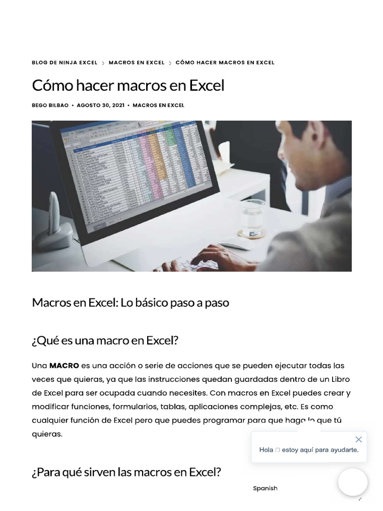 Cómo Hacer Macros En Excel Ninja Excel Pdf