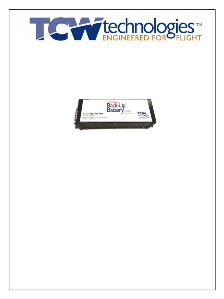 725.0023 Install Instr 1.8 IBBS 12v 6ah | PDF