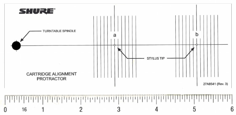 Phono Cartridge Alignment Protractor | PDF