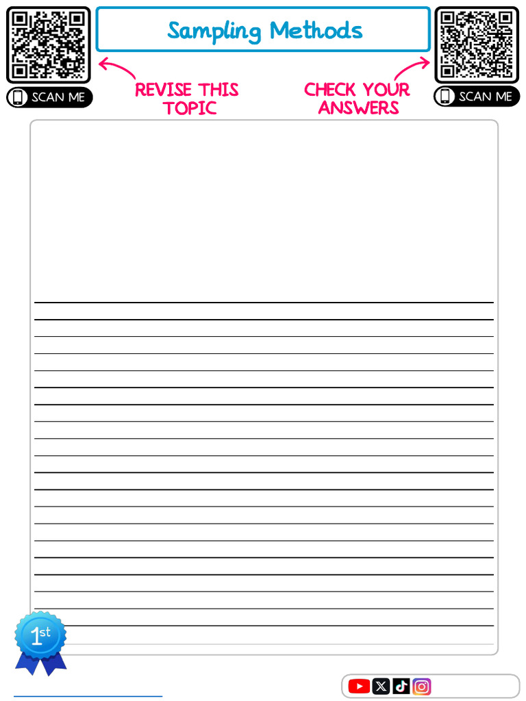 Sampling Methods Exam Questions | PDF