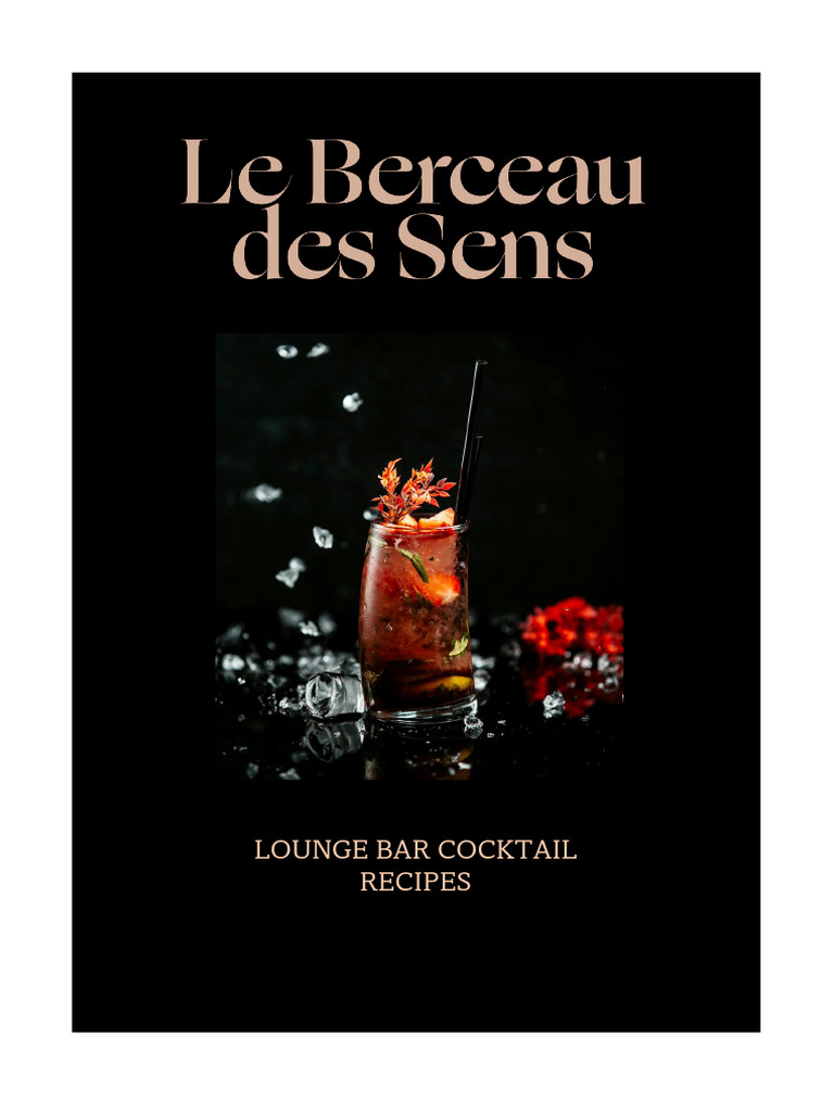 Cocktail Recipe | PDF