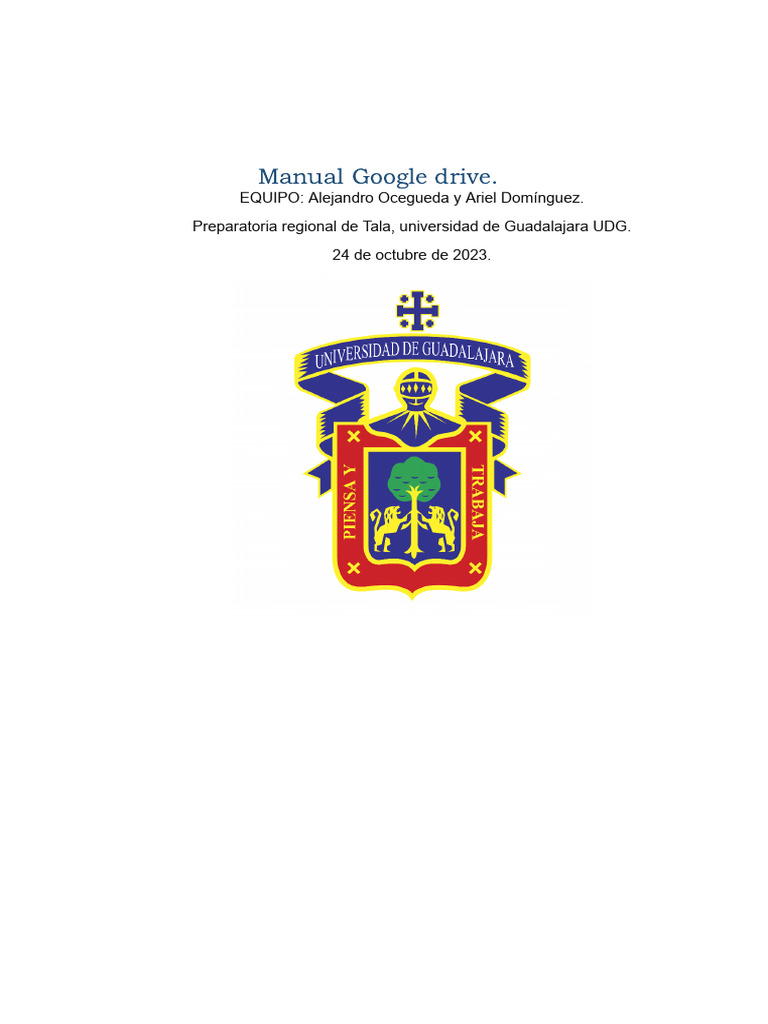 Manual Google Drive Alejandro y Ariel | PDF