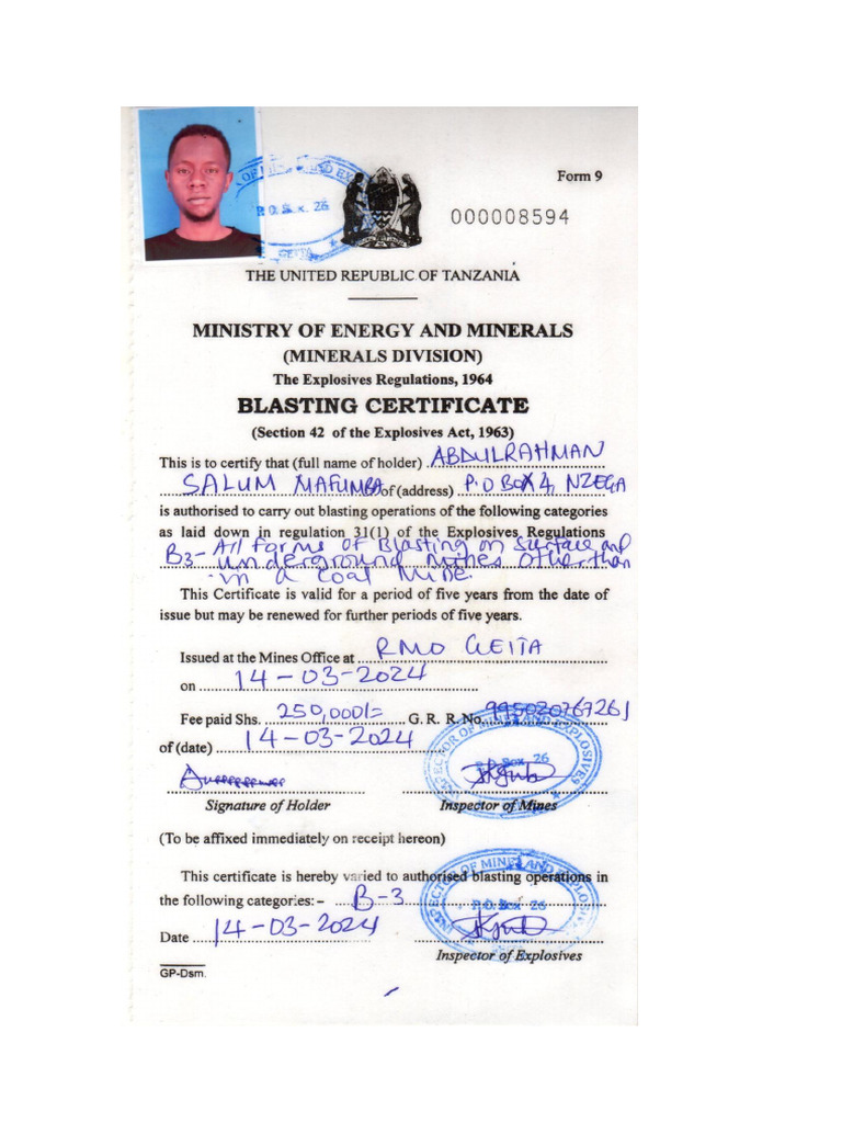 BC - Certificates | PDF