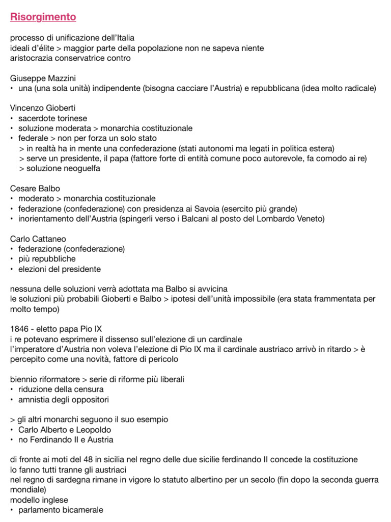 Risorgimento | PDF