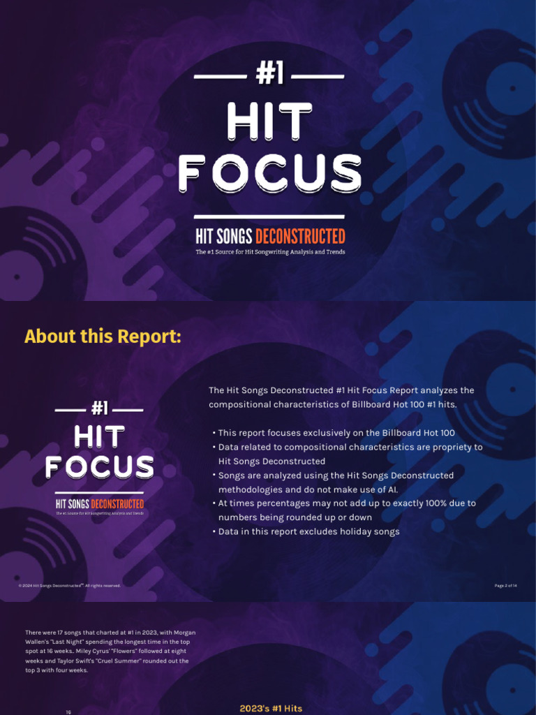 Hit Songs Deconstructed 2023 Hot 100 #1 Spotlight | PDF