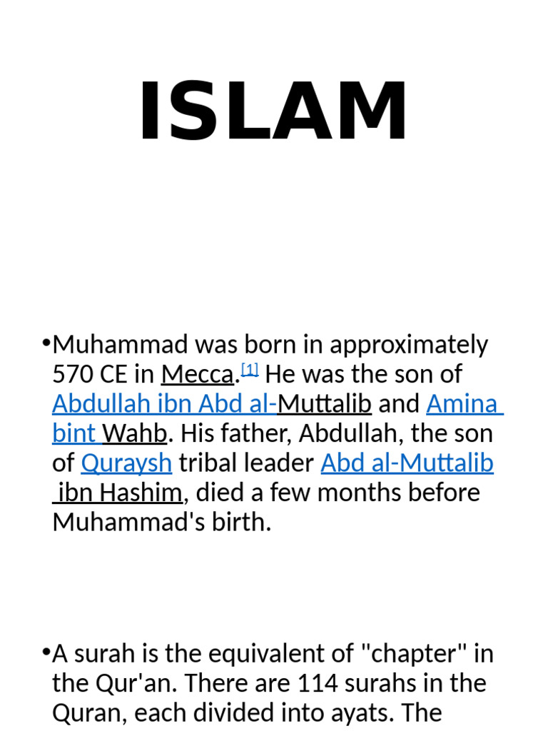 Islam Terms | PDF