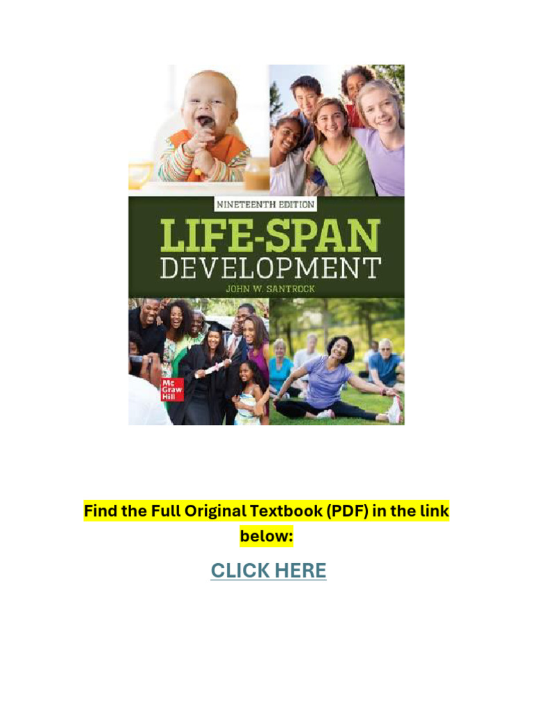Life-Span Development 19th Edition PDF | PDF | Adolescence | Self ...