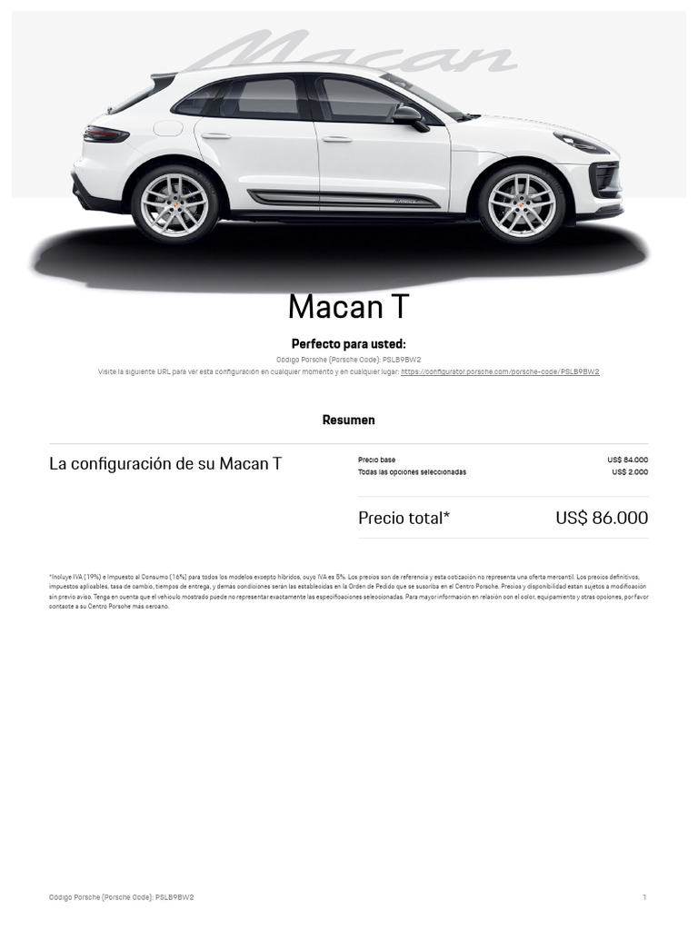 Macan T | PDF