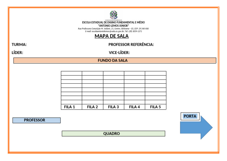 Modelo Mapa de Sala | PDF