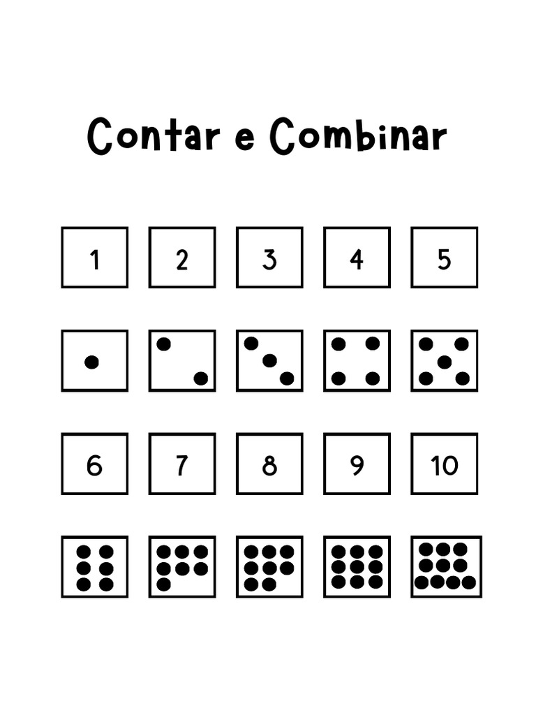 Counting 1 To 20 Math Worksheet in Colorful Simple Style | PDF