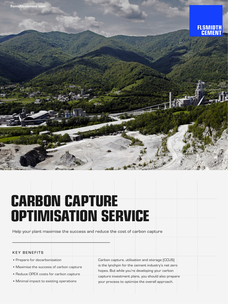 Flsmidth Cement Carbon Capture Optimisation Service Pdf