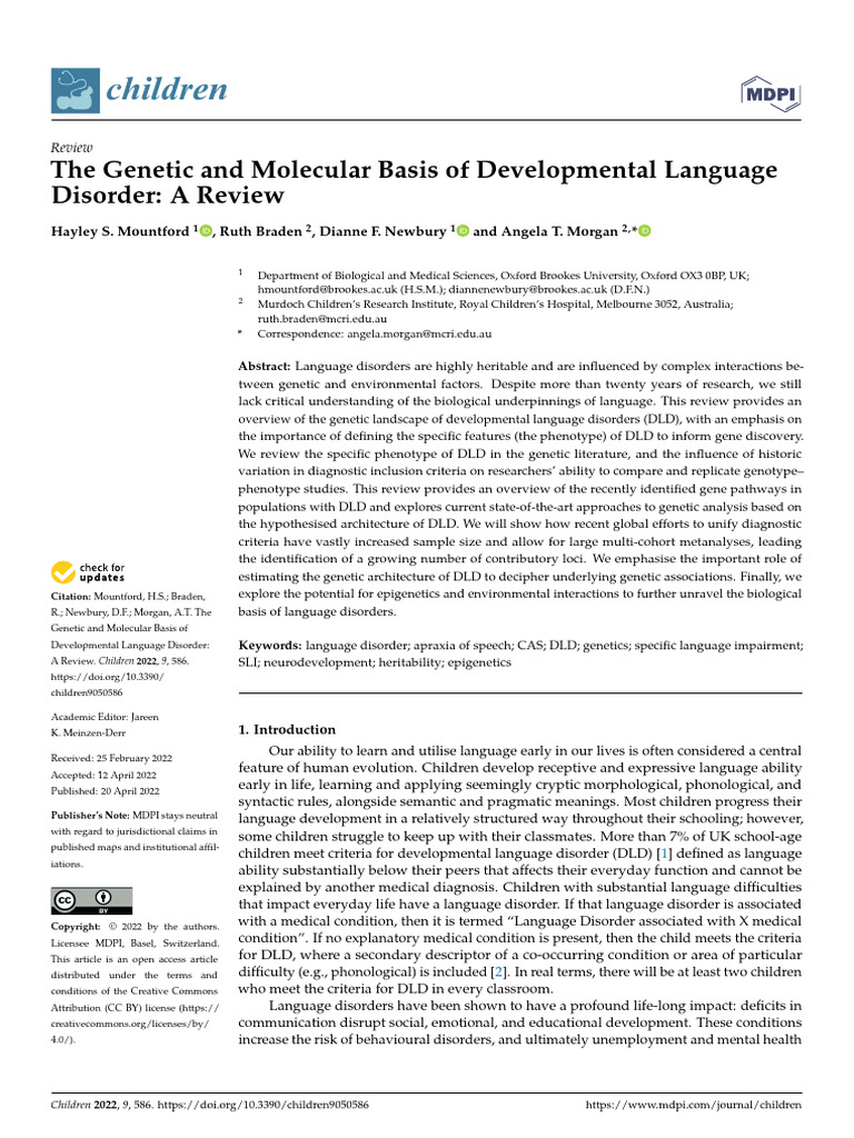 The Genetic and Molecular Basis of Developmental L | PDF | Genetic ...