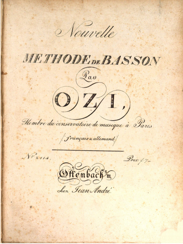 IMSLP590824-PMLP330063-Method de Bassoon | PDF