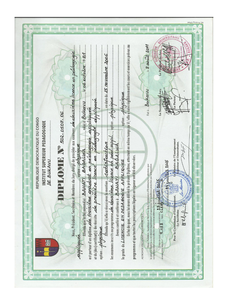 Diplome Licence | PDF