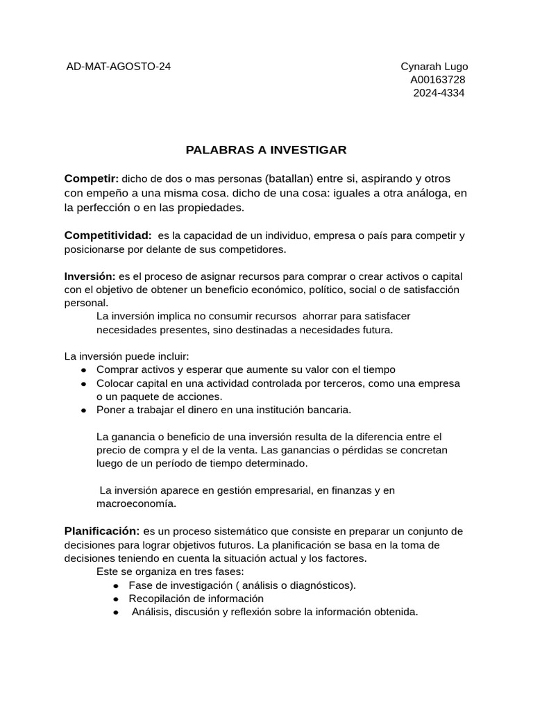 Documento Sin Título - Documentos de Google | PDF