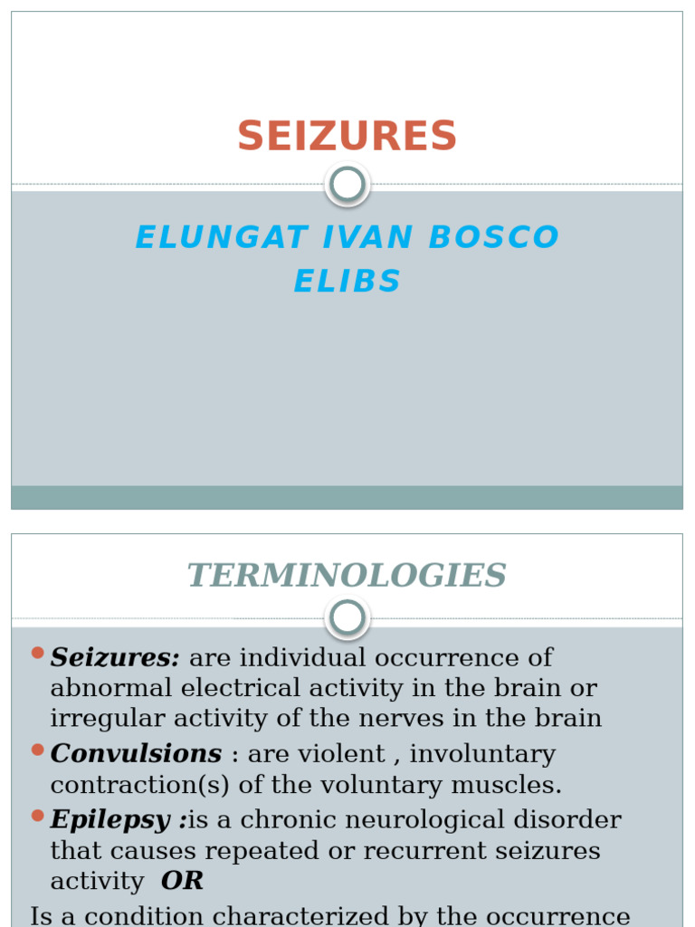 Seizures by Elibs | PDF