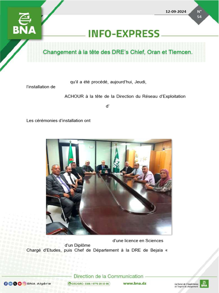 Info Express N54-2024 FR | PDF