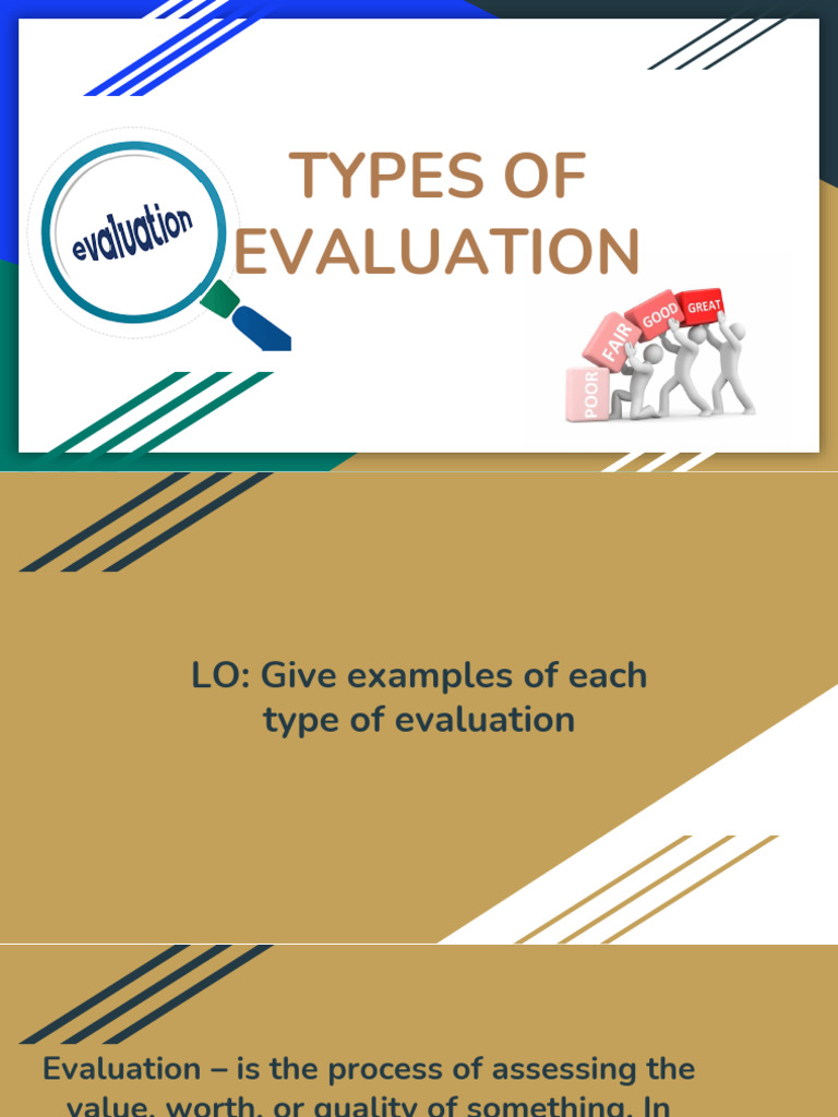 L6 Types of Evaluation | PDF