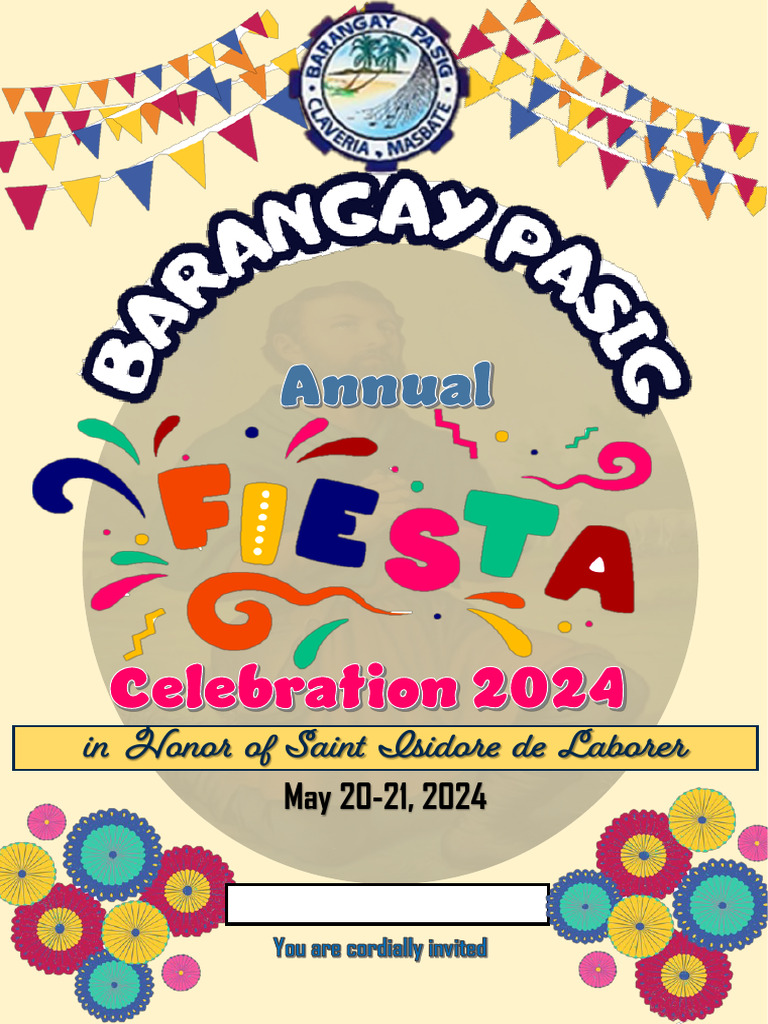 Brgy Pasig Annual Fiesta 24 OKAY | PDF
