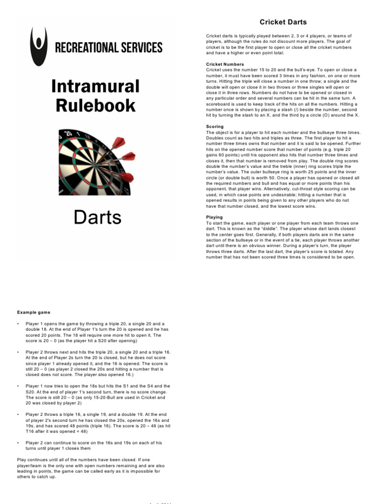 Darts RB | PDF