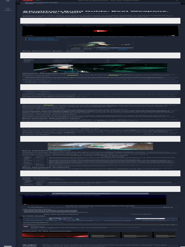 Alhaitham Build Guide Best Weapons Artifacts Team Genshin Impact