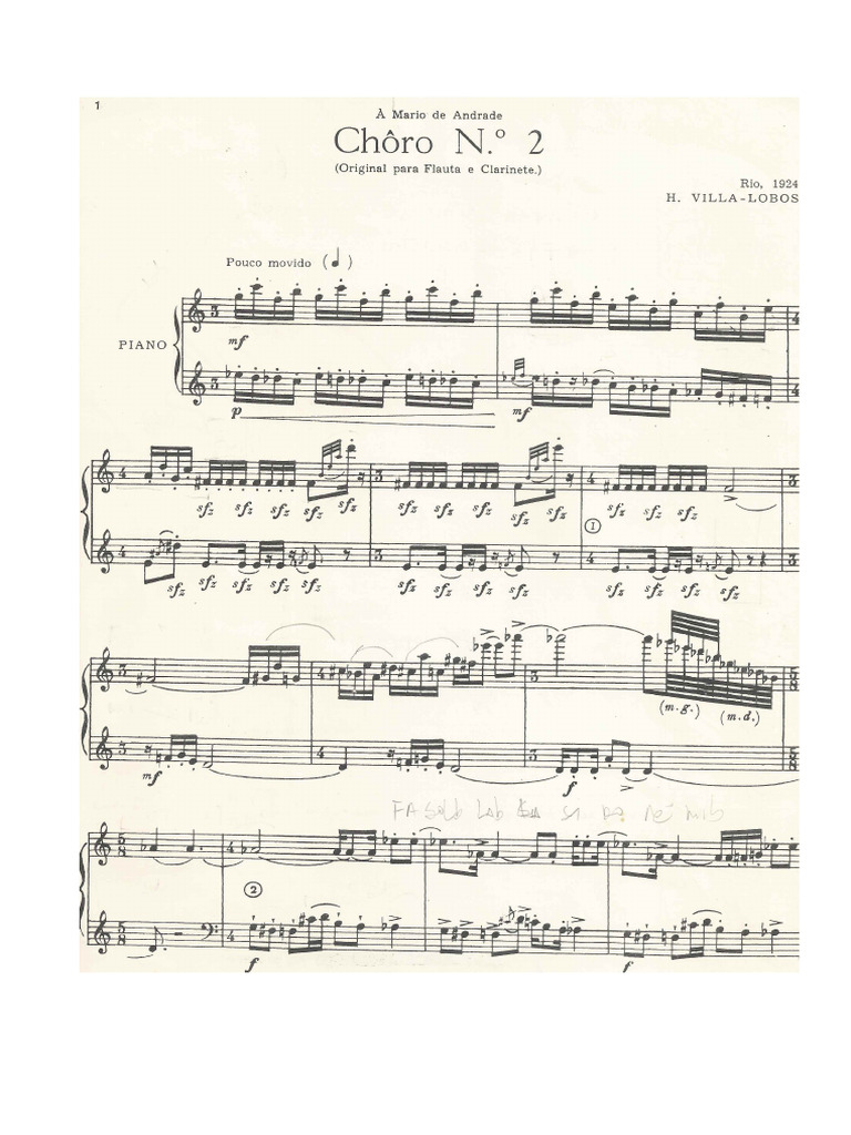 Choro No 2 | PDF