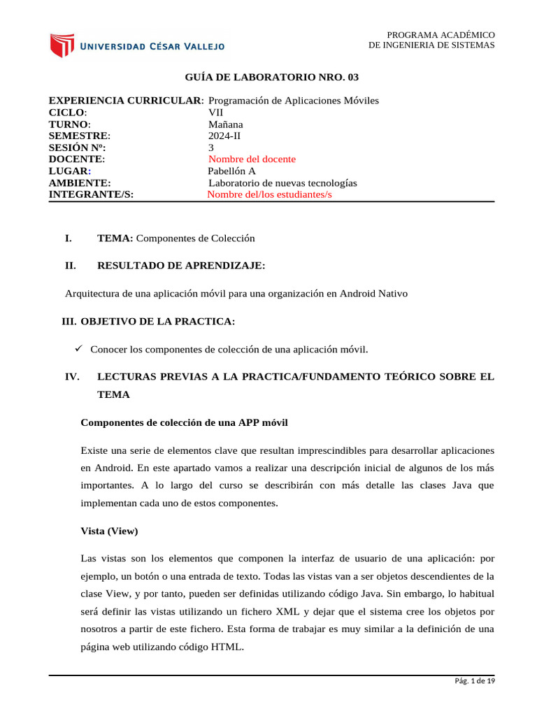 Guía Laboratorio 03 | PDF