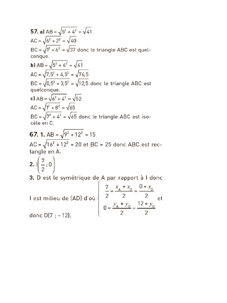 DM N°2 (Correction) | PDF