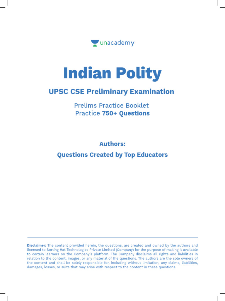 Indian Polity | PDF