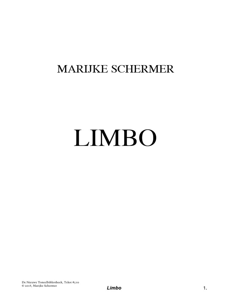 Marijke Schermer - Limbo | PDF