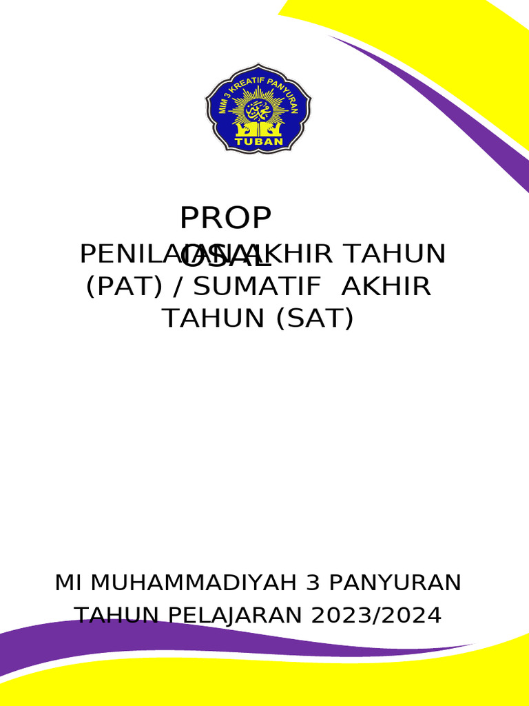 Proposal Pat & Sat 2024 | PDF