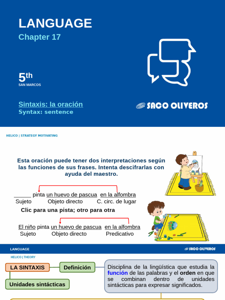 5to SM Capítulo 17 Lenguaje | PDF
