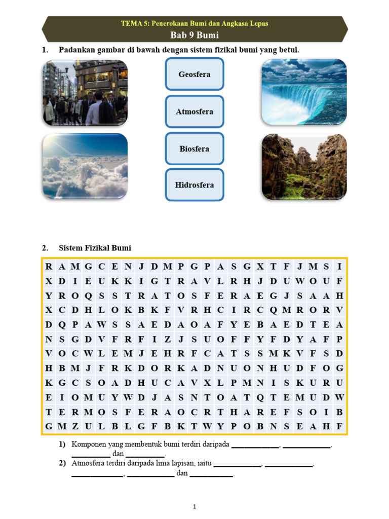 Soalan Mastery Sains Tingkatan 1 Bab Bumi Pdf