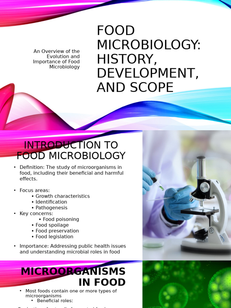 Evolution of Food Microbiology | PDF | Food Preservation | Foodborne ...