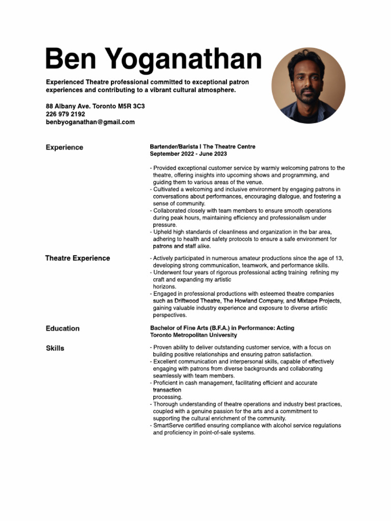 Ben Crow's Resume | PDF