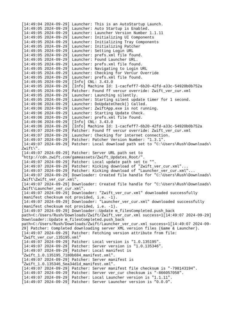 Launcher - Log (Old 1) | PDF