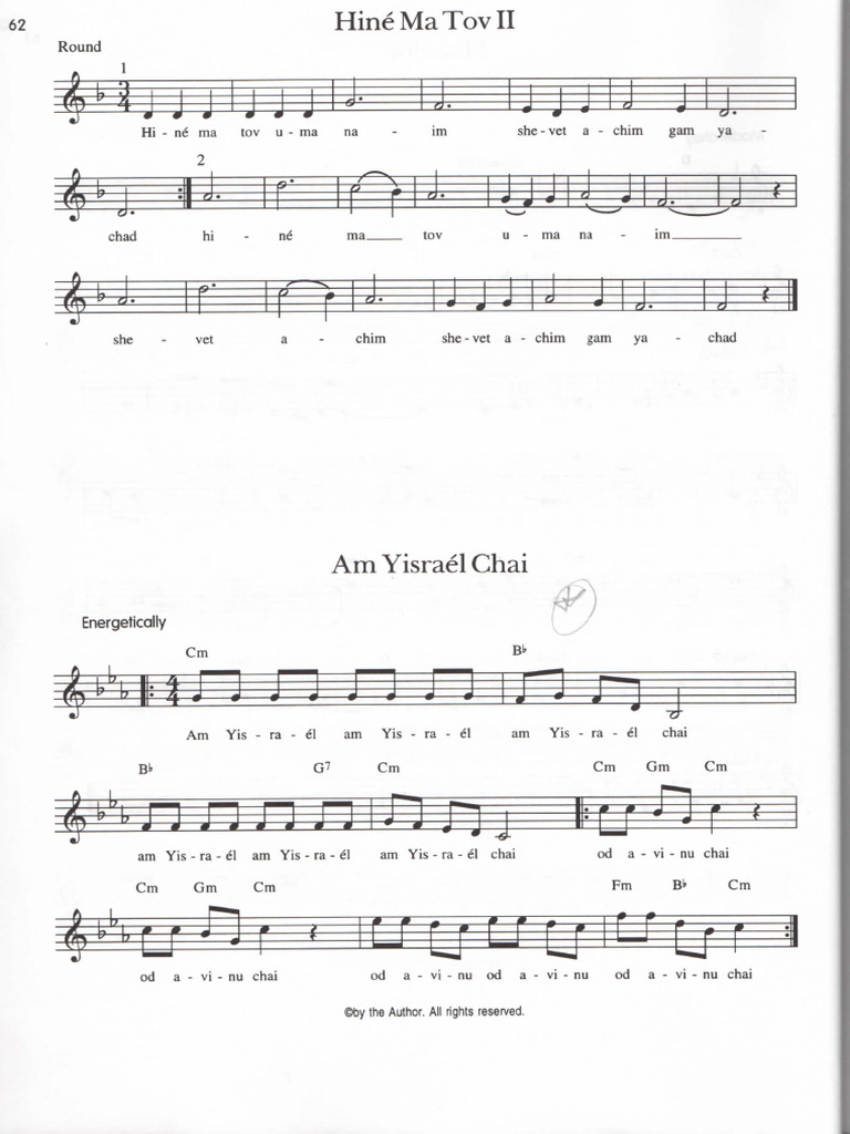 Am Yisrael Chai | PDF