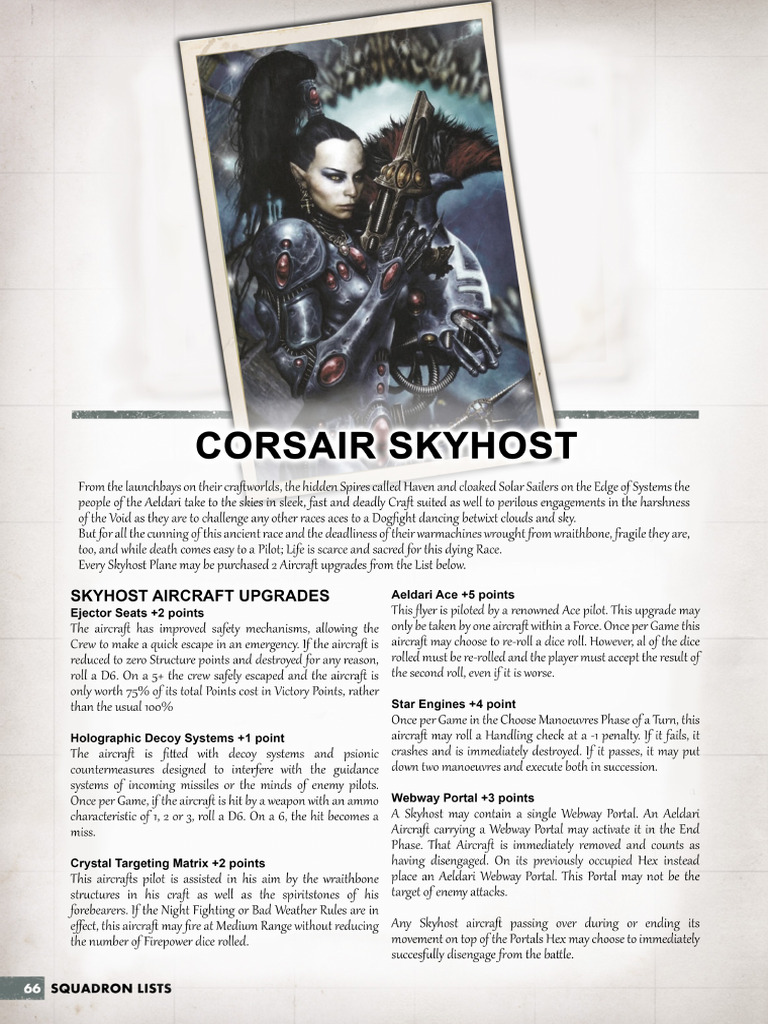 AI19 - Aeldari Corsairs | PDF