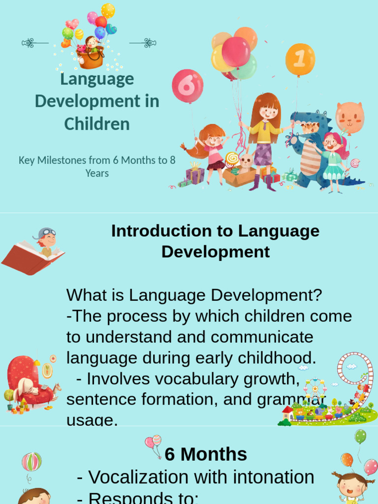 Language Development in Children | PDF