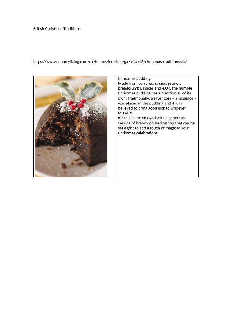 British Christmas Traditions | PDF
