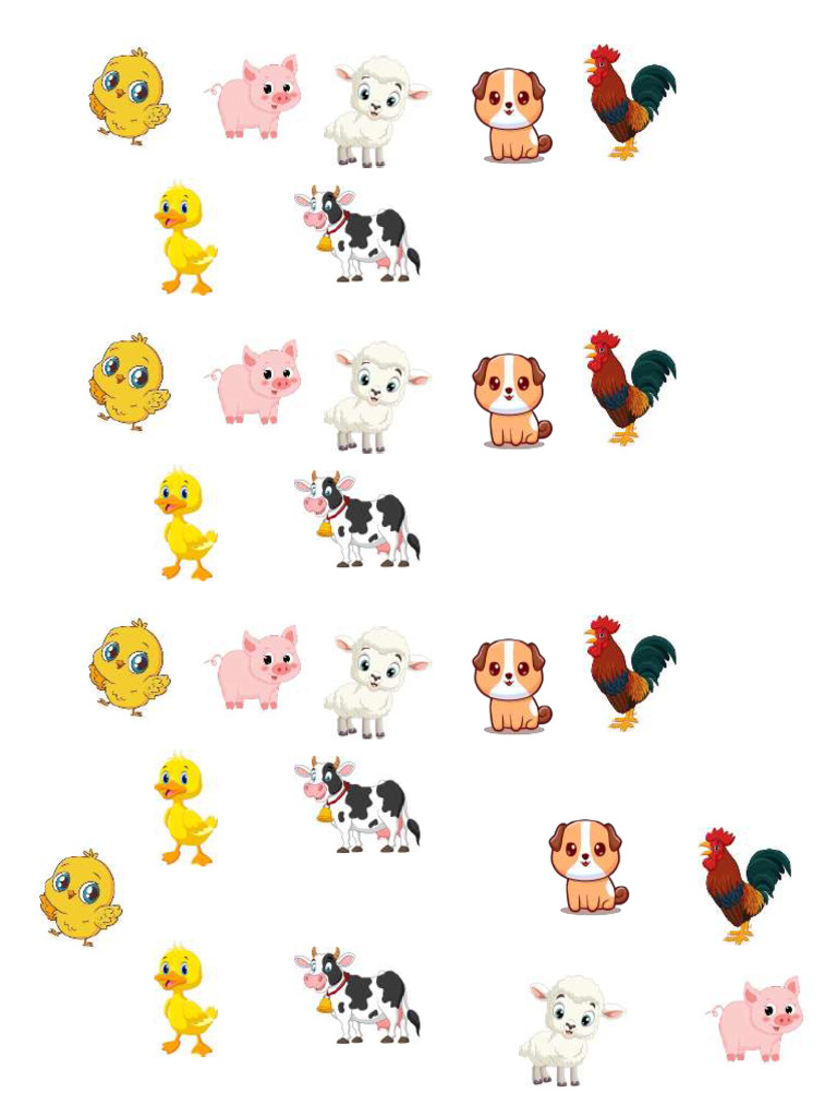 Animales Recortes | PDF