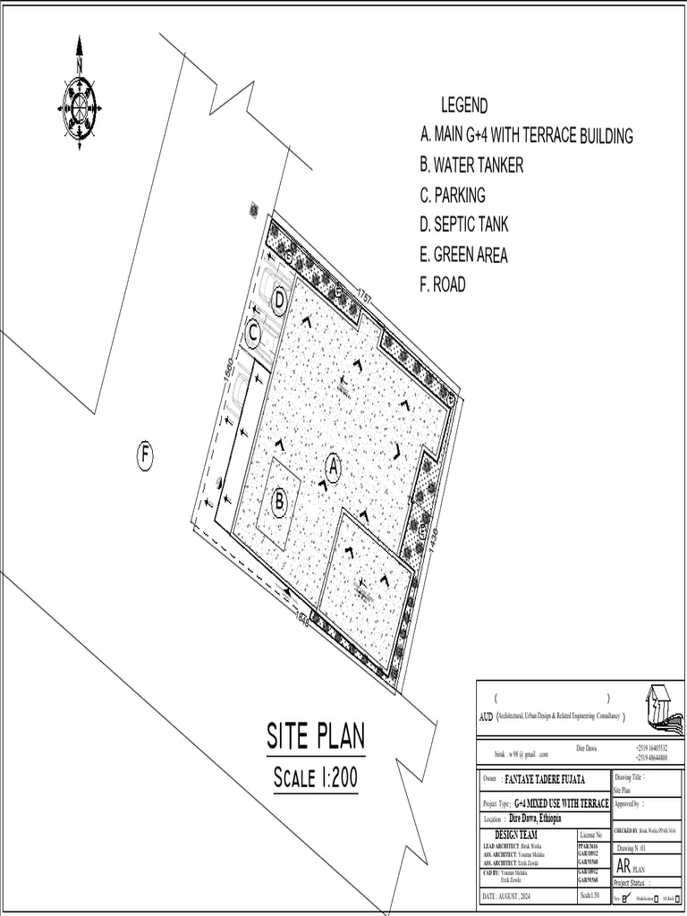 Fantaye Tadere Fujata-Site Plan | PDF
