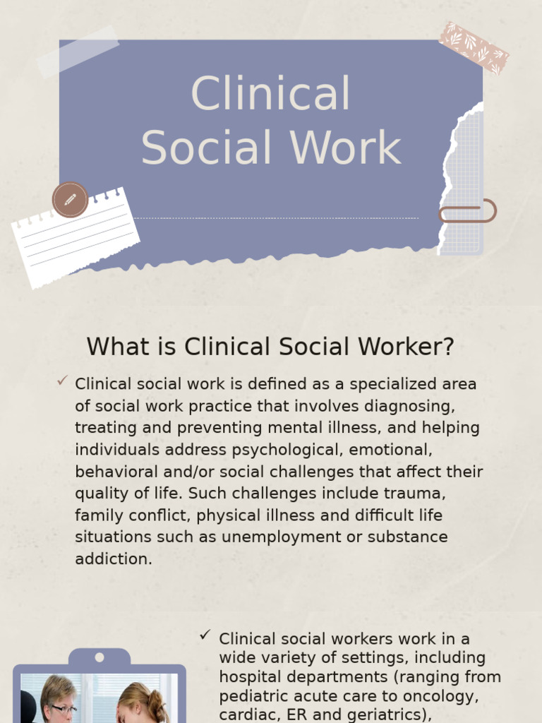 Clinical Social Work | PDF