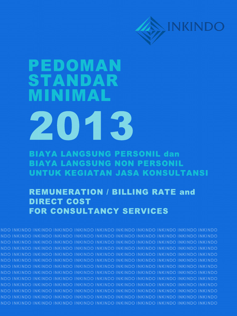Billing Rate Inkindo 2013 | PDF